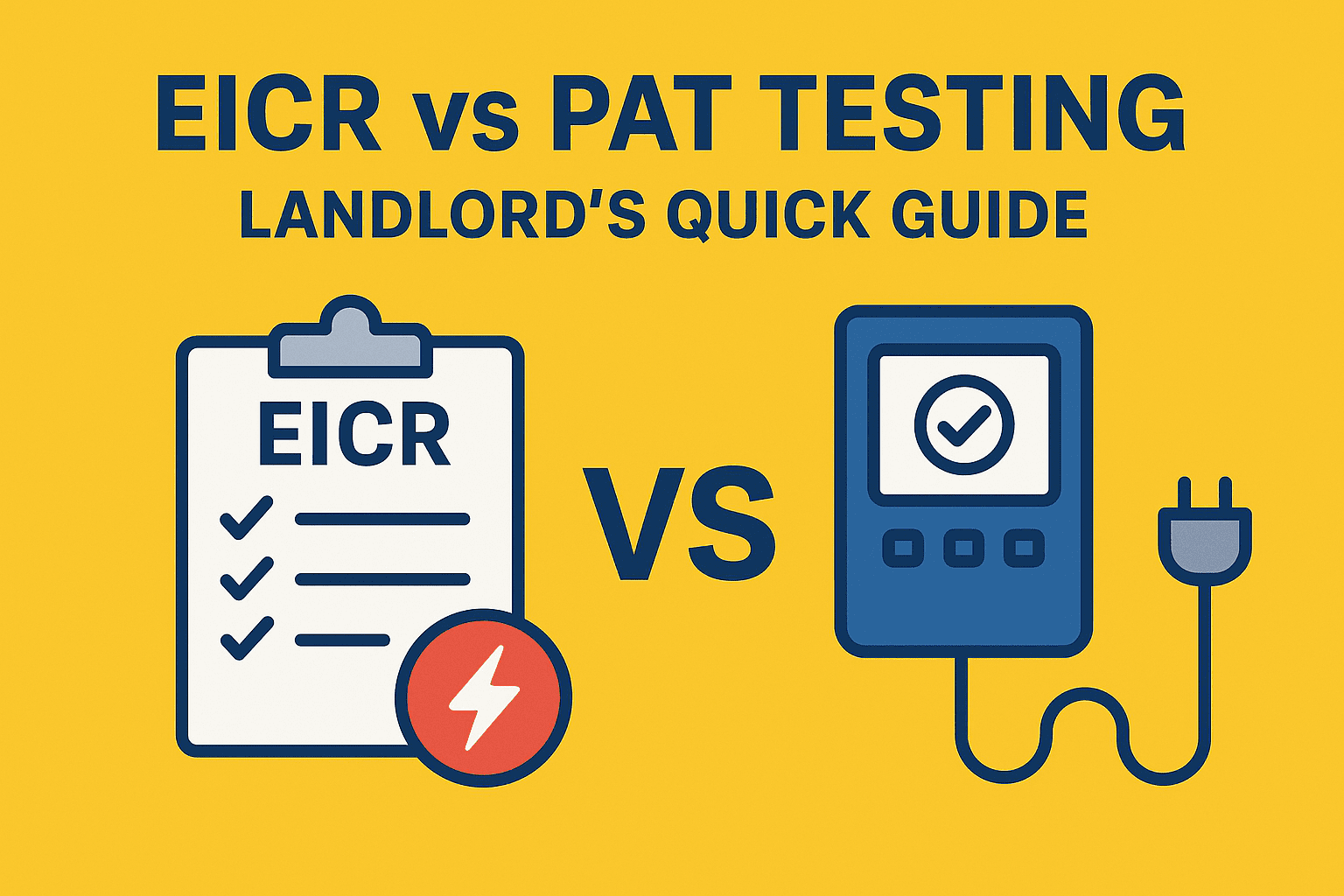 EICR vs PAT Testing – Landlord’s Quick Guide - Gas Certificate